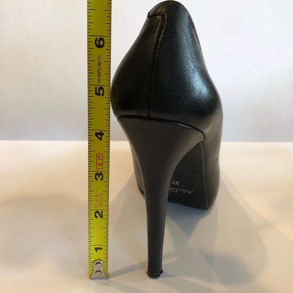 Aldo | Shoes | Aldo Pointed Toe Platform High Heel Black Size 37 | Poshmark